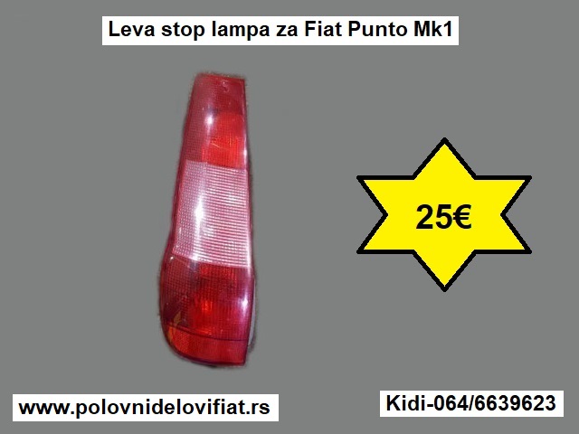 Leva stop lampa za Fiat Punto Mk1