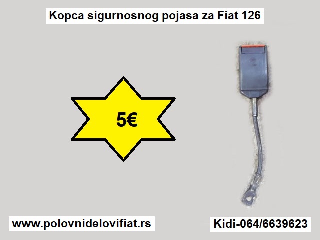 Kopca sigurnosnog pojasa za Fiat 126