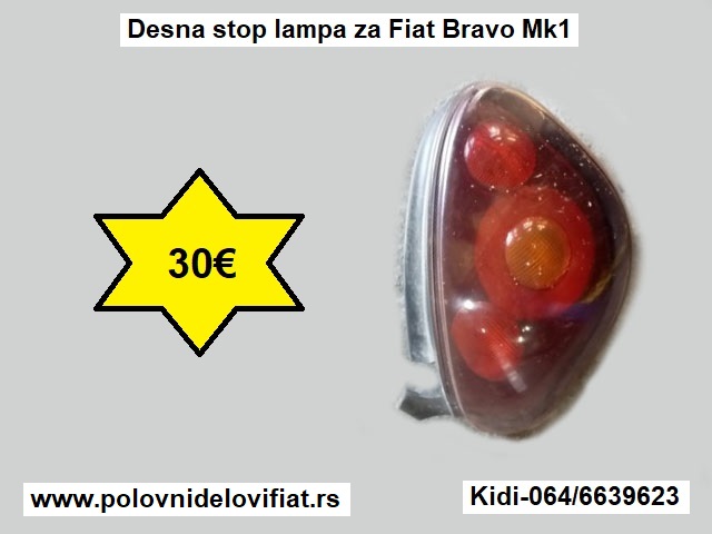 Desna stop lampa za Fiat Bravo Mk1