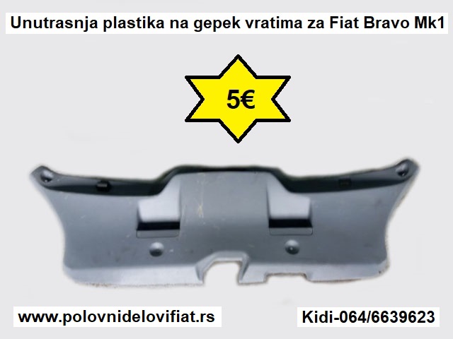 Unutrasnja plastika na gepek vratima za Fiat Bravo Mk1