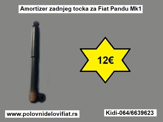 Amortizer zadnjeg tocka za Fiat Pandu Mk1