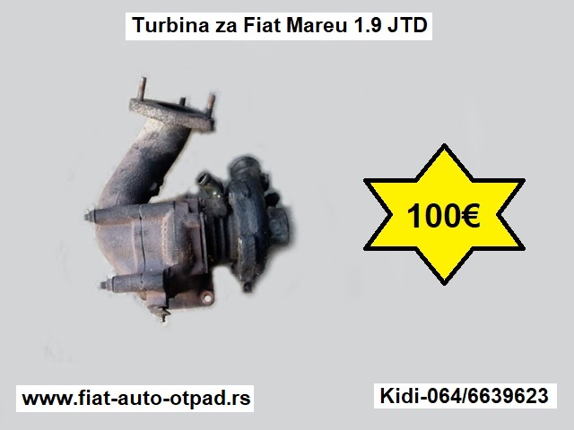 Turbina za Fiat mareu 1.9 JTD