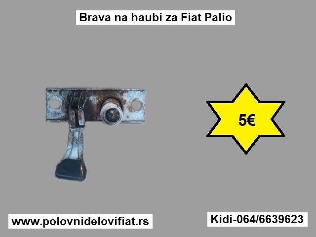 Brava na haubi za Fiat Palio