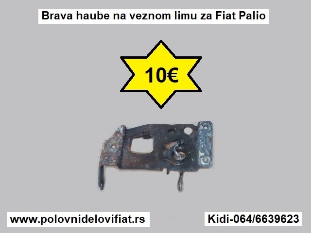 Brava haube na veznom limu za Fiat Palio