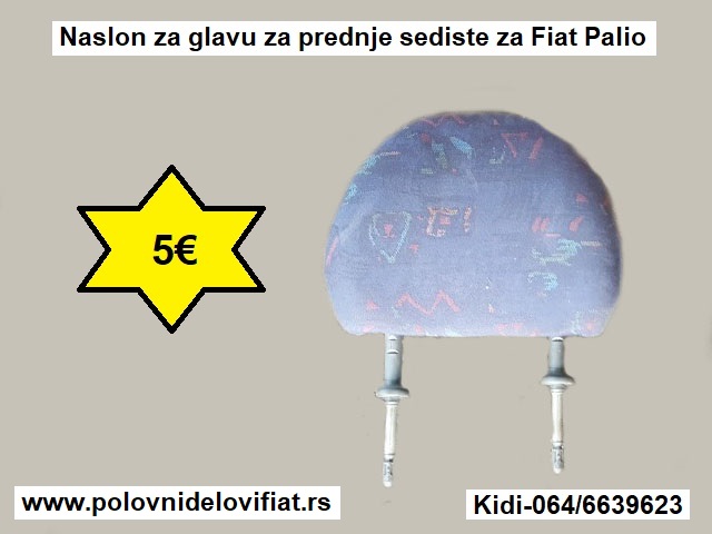 Naslon za glavu za prednje sediste za Fiat Palio