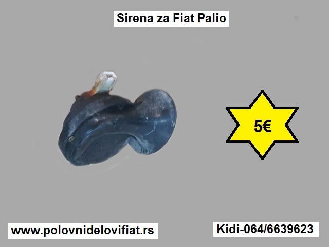 Sirena za Fiat Palio