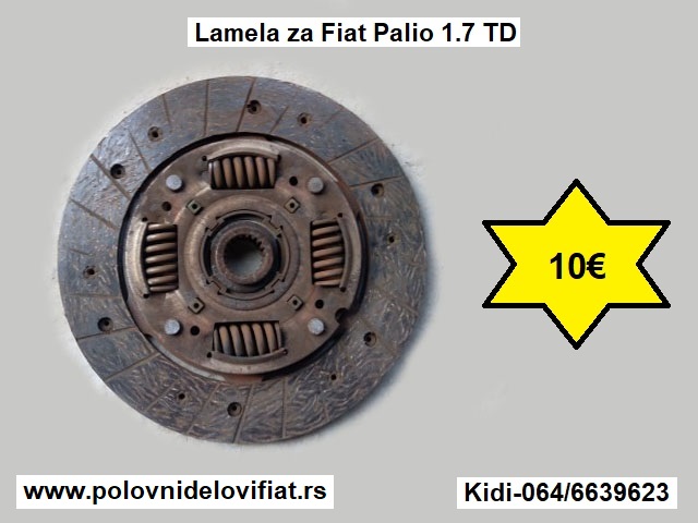 Lamela za Fiat Palio 1.7 TD