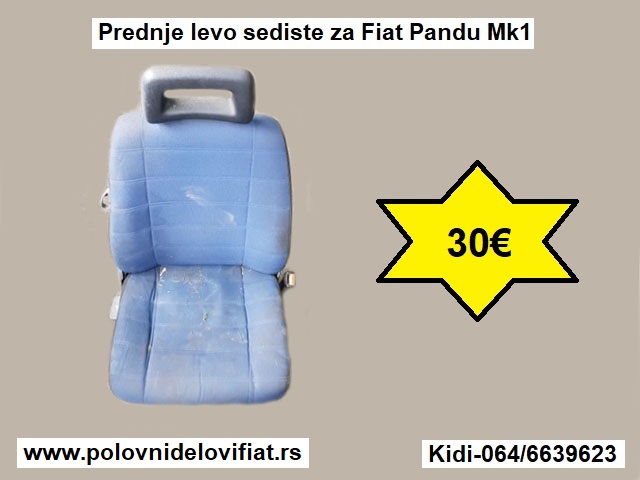 Prednje levo sediste za Fiat Pandu Mk1