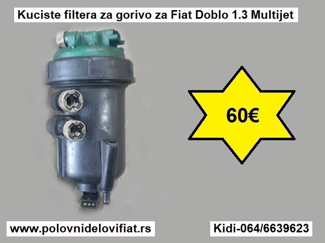 Kuciste filtera za gorivo za Fiat Doblo 1.3 Multijet