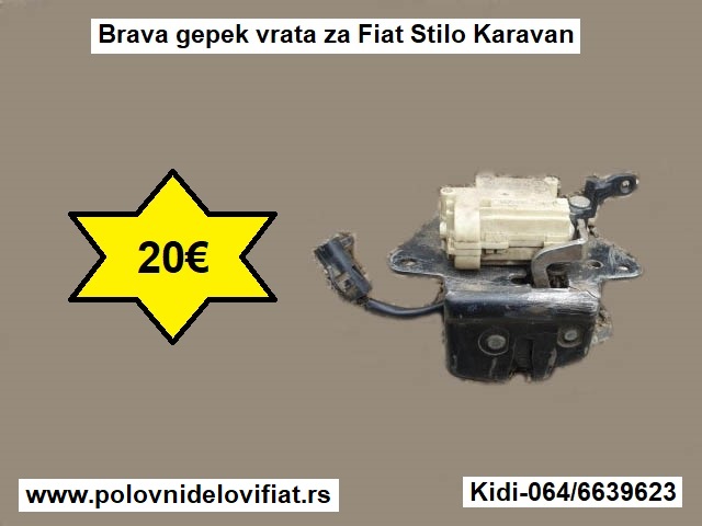 Brava gepek vrata za Fiat Stilo Karavan