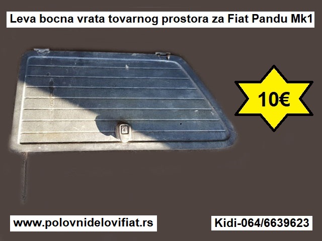 Leva bocna vrata tovarnog prostora za Fiat Pandu Mk1