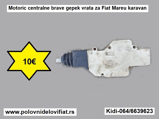 Motoric centralne brave gepek vrata za Fiat Mareu karavan