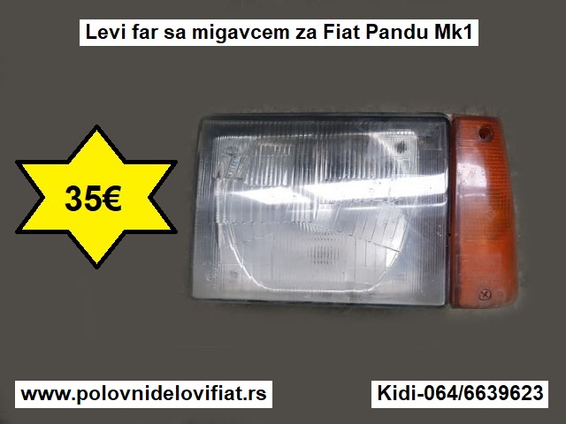 Levi far sa migavcem za Fiat Pandu Mk1