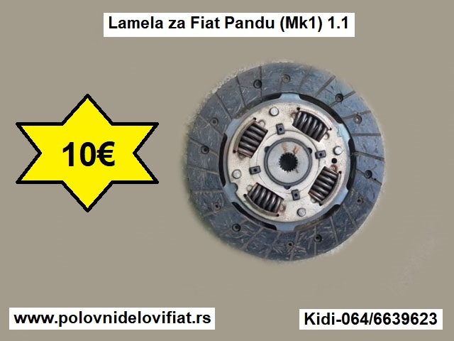 Lamela za Fiat Pandu (Mk1) 1.1