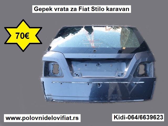 Gepek vrata za Fiat Stilo karavan