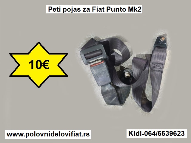 Peti pojas za Fiat Punto Mk2