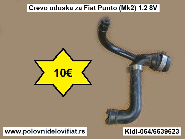 Crevo oduska za Fiat Punto (Mk2) 1.2 8V