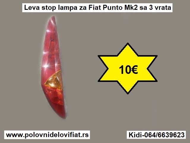 Leva stop lampa za Fiat Punto Mk2 sa 3 vrata