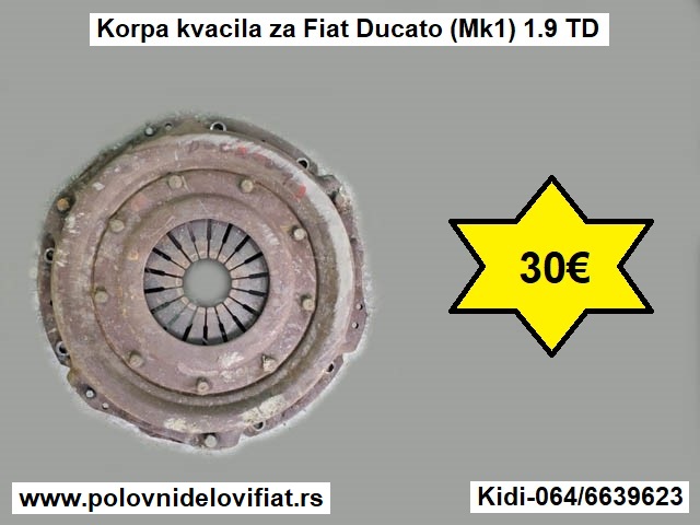 Korpa kvacila za Fiat Ducato (Mk1) 1.9 TD