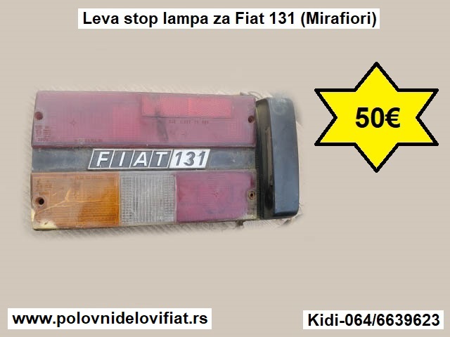 Leva stop lampa za Fiat 131 (Mirafiori)