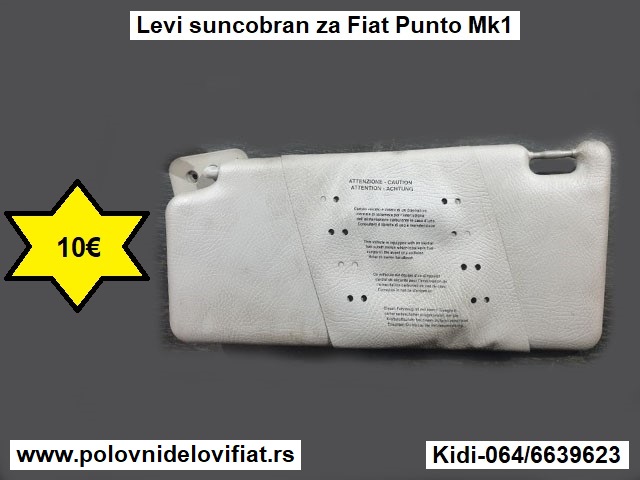 Levi suncobran za Fiat Punto Mk1 (10€)