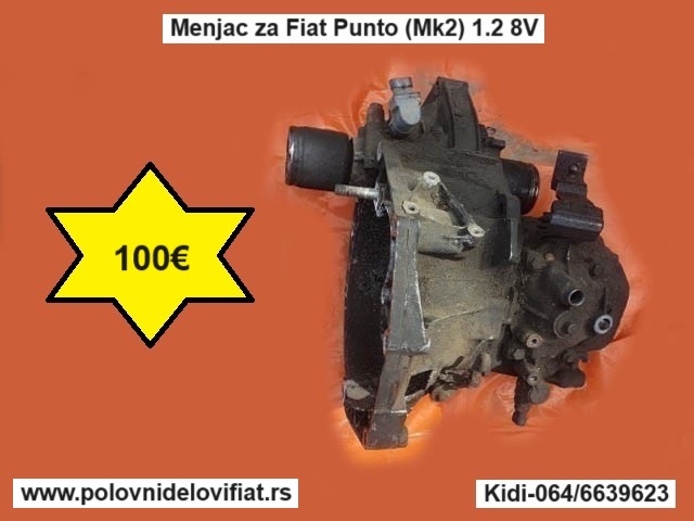 Menjac za Fiat Punto (Mk2) 1.2 8V