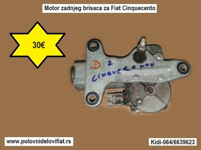 Motor zadnjeg brisaca za Fiat Cinquecento