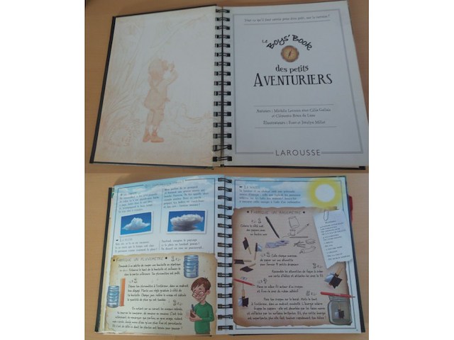 * LAROUSSE BOYS`S BOOK des petits AVENTURIERS