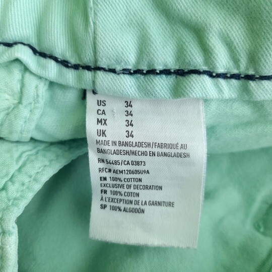 Bermude American Eagle, vel. L/W34