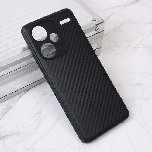 Futrola - maska Carbon fiber za Xiaomi Redmi Note 13 Pro Plus crna