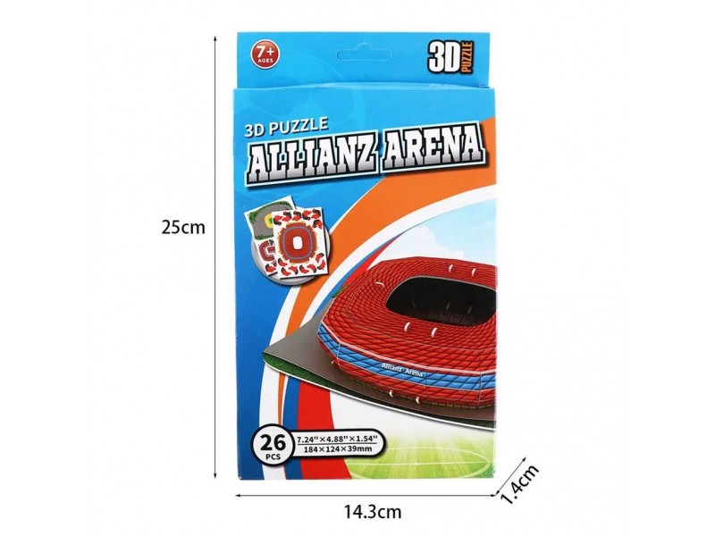 3D Puzzle Stadion Allianz Arena, Bayern Munich