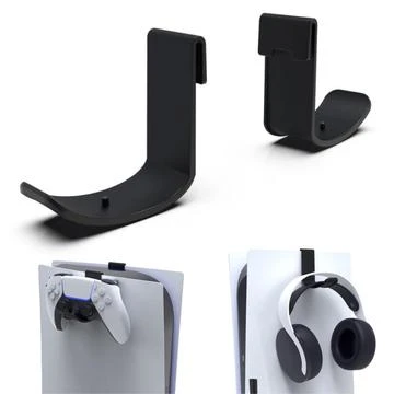 IPEGA PG-P5022 2PCS WALL MOUNT HOLDER BRACKET HANGER STORAGE STAND FOR PS5 CONSOLE CONTROLLER HEADSET SUPPORT