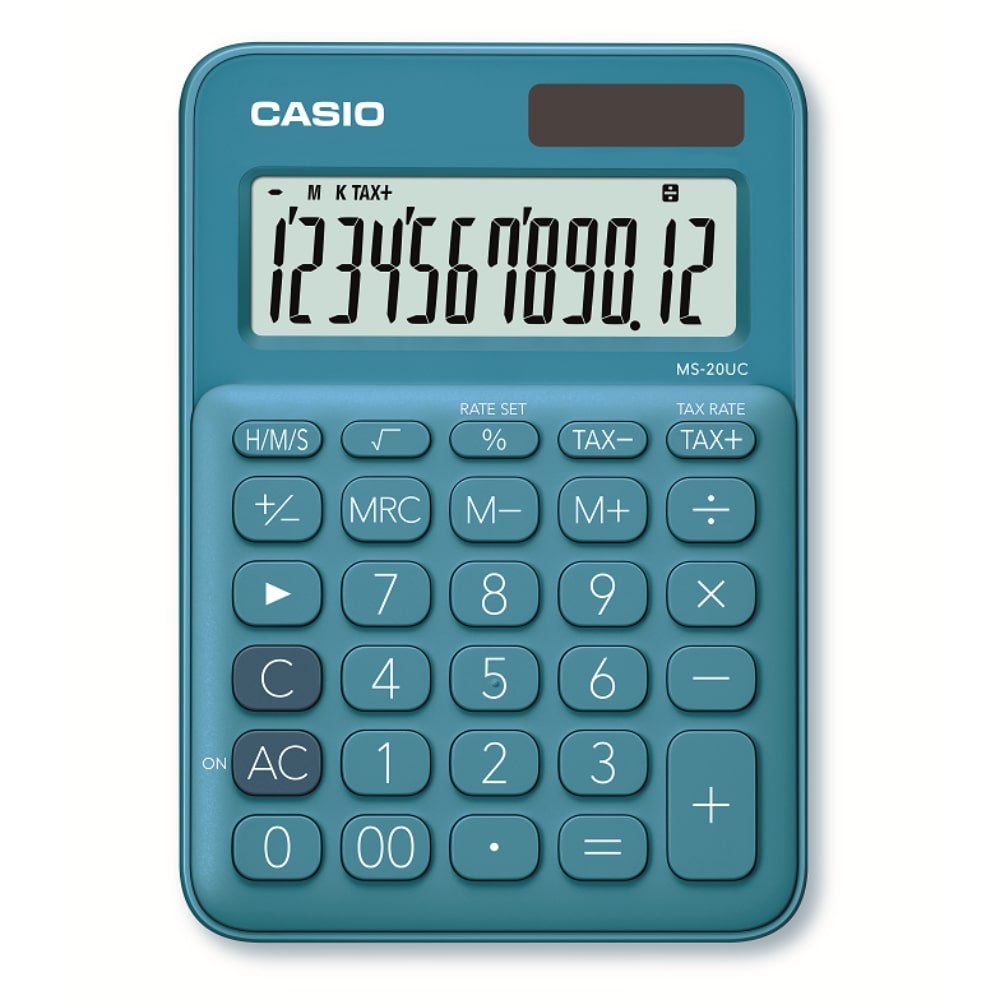 CASIO MS 20 UC Kalkulator Plava