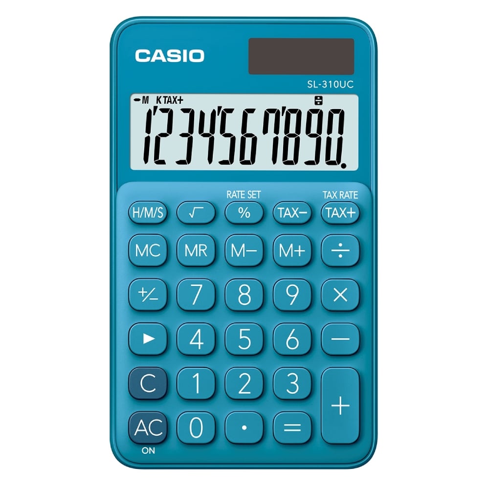 CASIO SL 310 Džepni kalkulator Plava