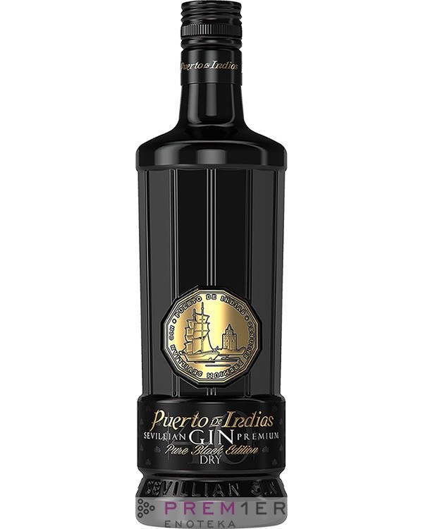 Puerto De Indias Black Edition Gin 0.70l