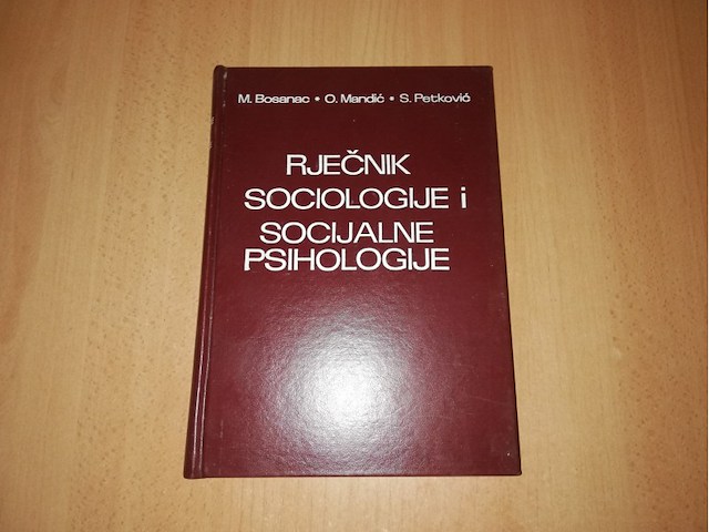 Rječnik sociologije i socijalne psihologije