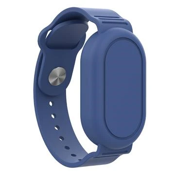 WATERPROOF SILICONE WRISTBAND FOR SAMSUNG GALAXY SMARTTAG 2 BLUETOOTH TRACKER PROTECTIVE CASE - BLUE