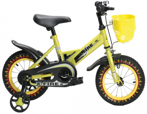 Bicikl dečiji x-fire 16" žuta
