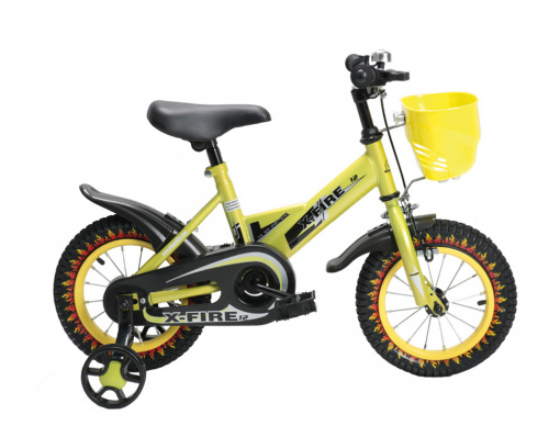 Bicikl dečiji 12" žuta x-fire