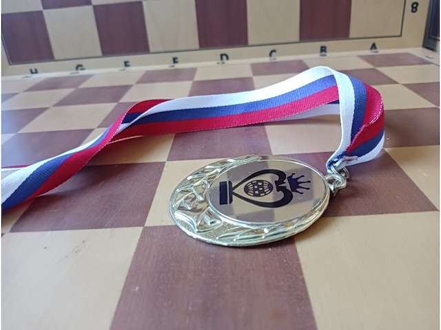 Medalja 1. mesto - Prvenstvo Centr.Srbije  2012 (sah)