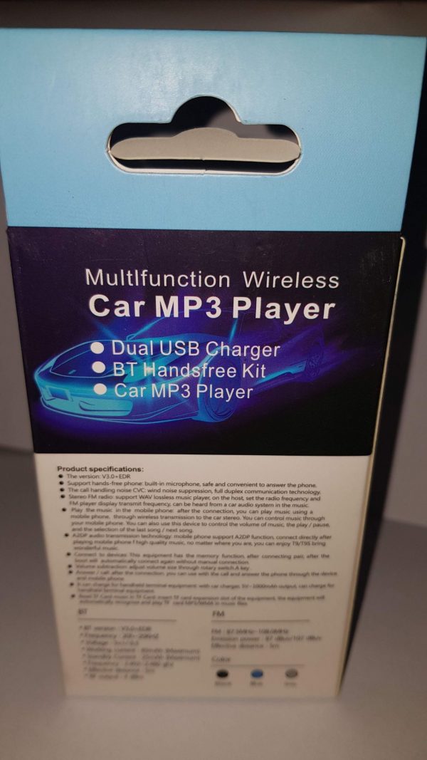 FM transmiter sa USB punjačem, Bluetooth i SD karticom 3