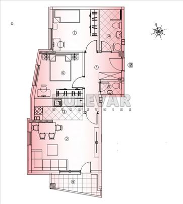 Novogradnja na Crvenom pevcu, 2.5, 66 m2, povrat P