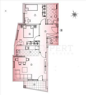 Novogradnja na Crvenom pevcu, 2.5, 66 m2, povrat P