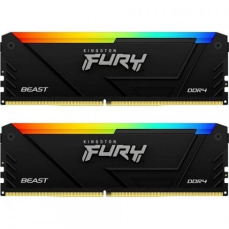 MEM DDR4.16GB 3200MHz (2x8) FURY Beast RGB KF432C16BB2AK216