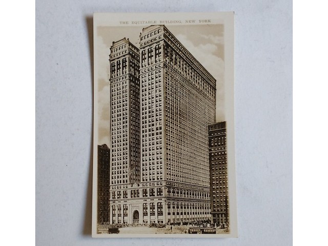 foto karte NEW YORK Printed in USA 1930-e