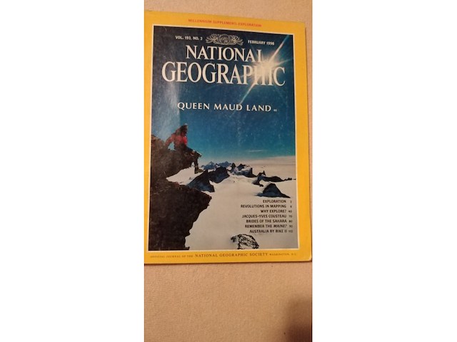 Časopisi National Geographic br.VII/93,IV/96,II/98, eng