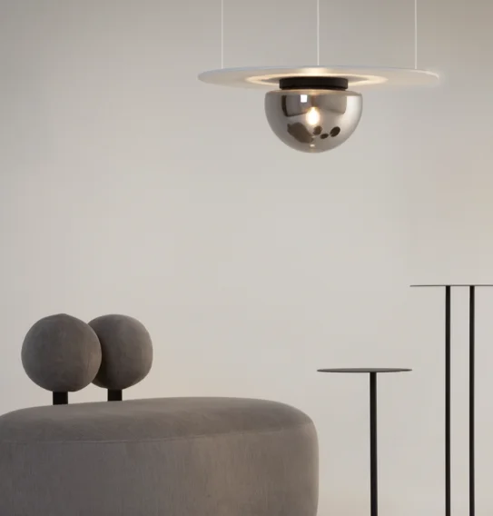 Maytoni Glassy unutrašnja plafonska lampa crna 60W