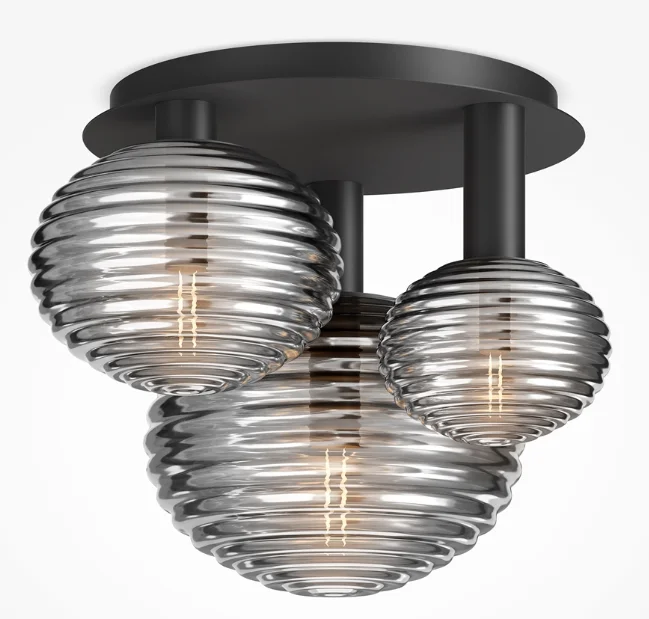 Maytoni Reels unutrašnja plafonska lampa crna 40W