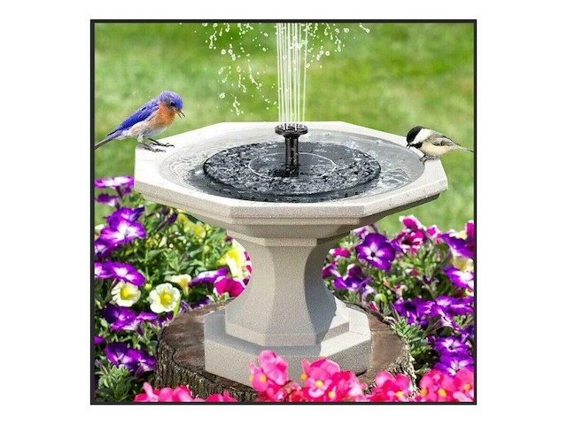 Solarna fontana za baštu i dvorište i Kupatilo za ptice