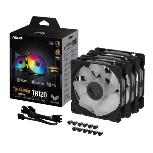 Asus TUF GAMING TR120 ARGB REVERSE BLACK 3IN1 ventilator